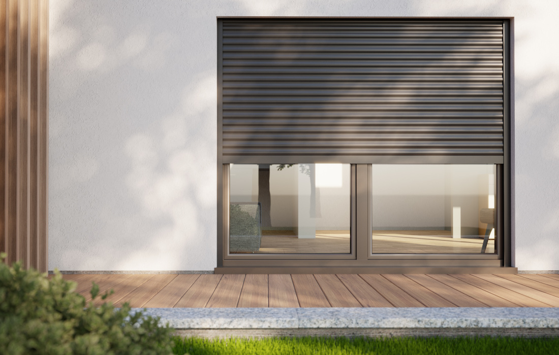 Roleta zewnętrzna solarna - RL 01 Srebrny